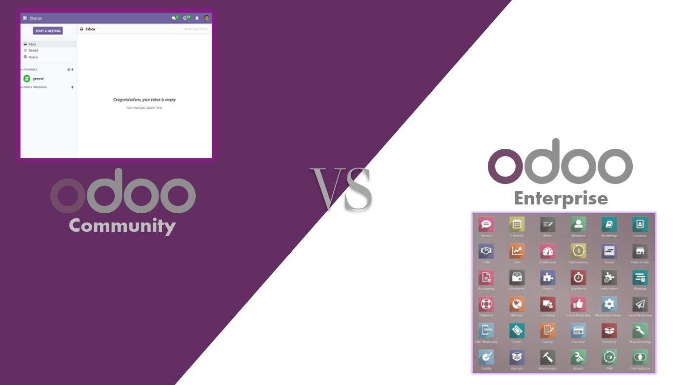 Qué diferencia hay entre Odoo Community y Odoo Enterprise? | Hermec Consulting
